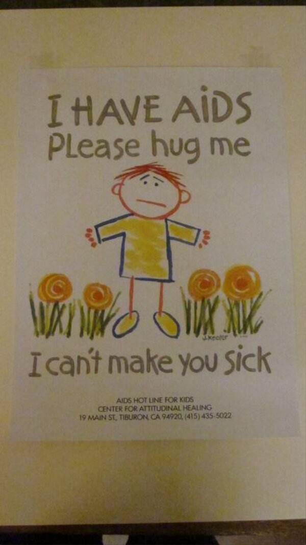I have AIDS. Please hug me. | Keeler, Jack | V&A Explore The Collections