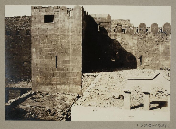 Second tower from Bab al-Nasr, North Wall, Cairo | K.A.C. Creswell | V ...