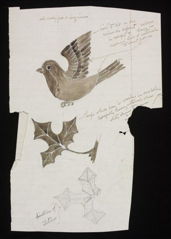 Embroidery Design | Phoebe Anna Traquair | V&A Explore The Collections