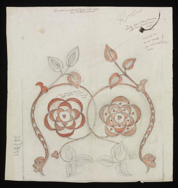 Embroidery Design | Phoebe Anna Traquair | V&A Explore The Collections