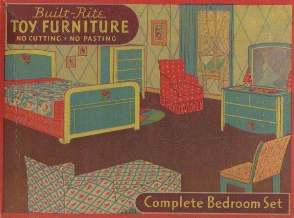 Built-Rite Toy Furniture: Complete Bedroom Set | V&A Explore The ...