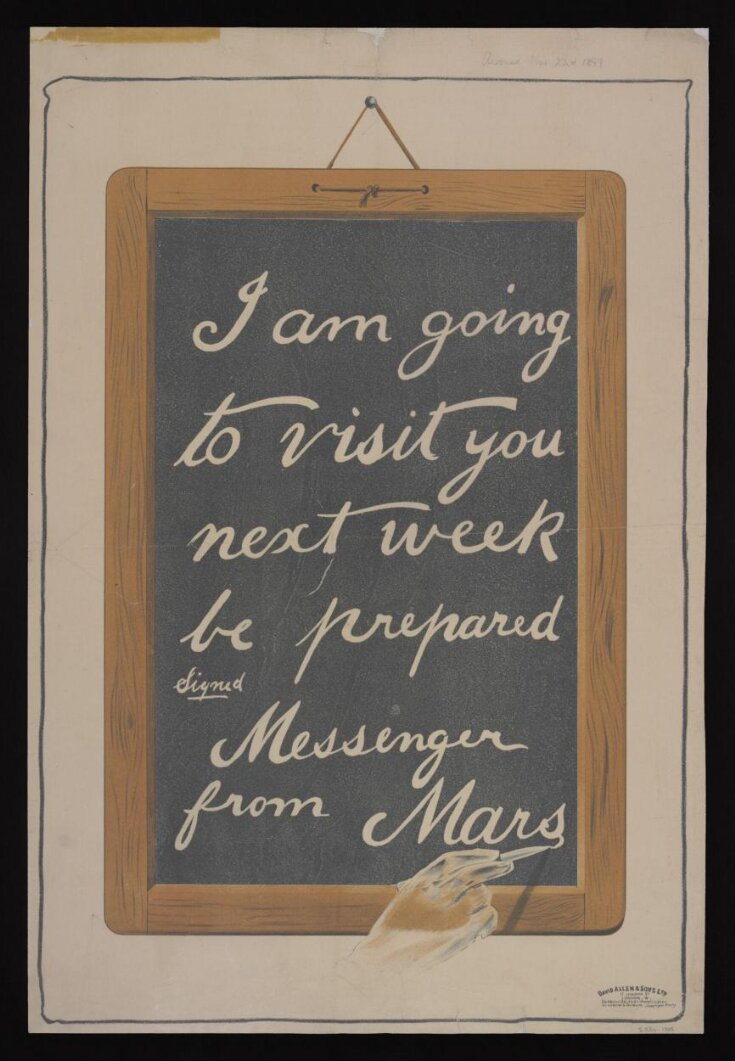 A Message From Mars poster | V&A Explore The Collections