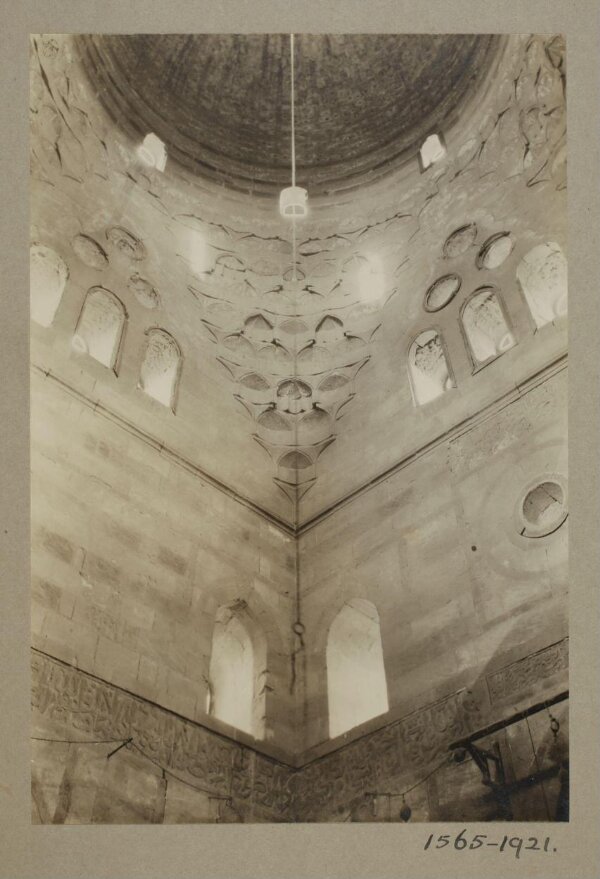 Pendentive of dome in the mausoleum of Mamluk Amir Tarabay al-Sharifi ...
