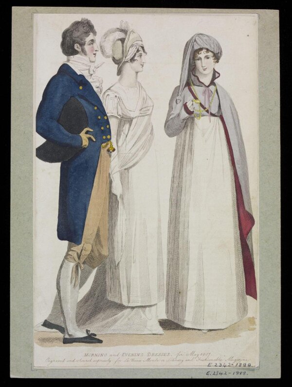 Morning and Evening Dresses for May 1807 | V&A Explore The Collections