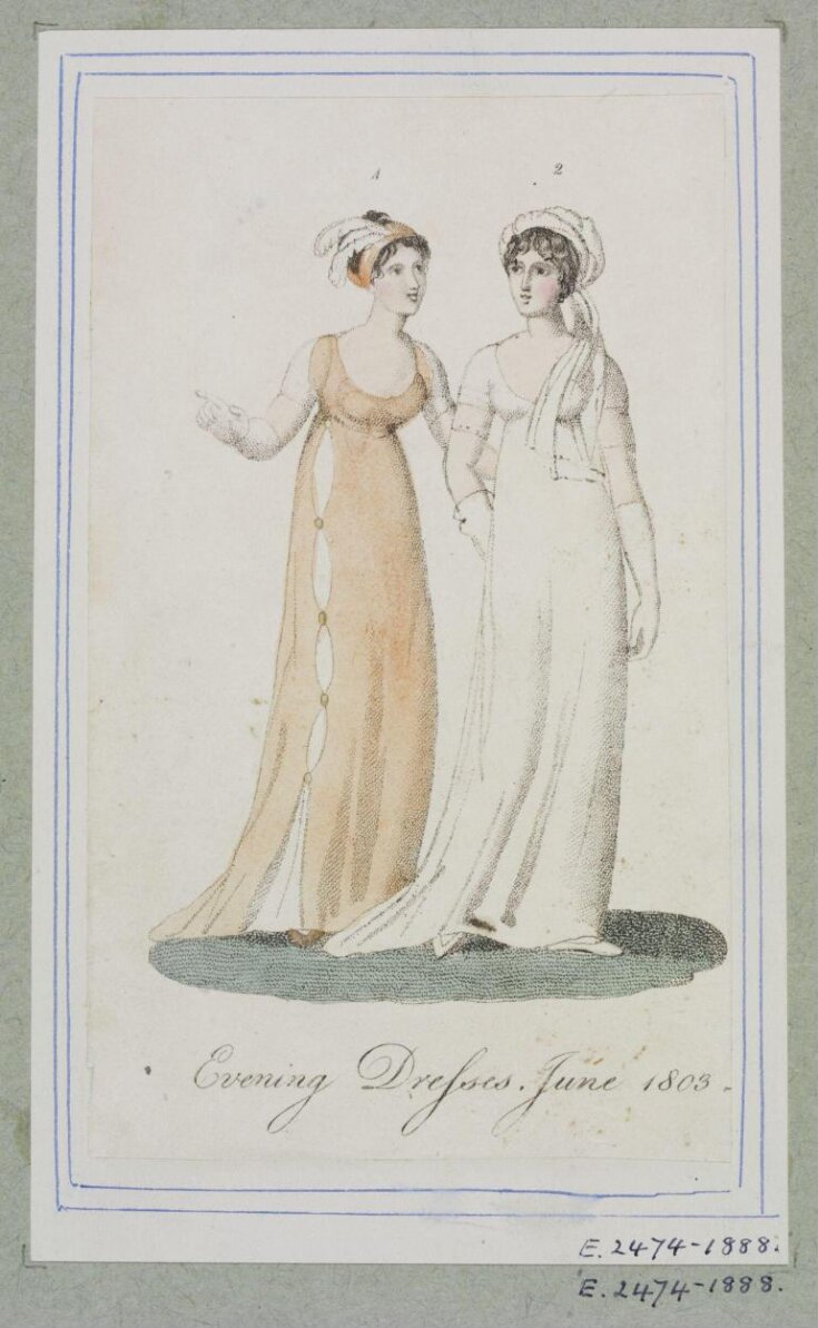 Morning Dresses, June, 1803 | V&A Explore The Collections