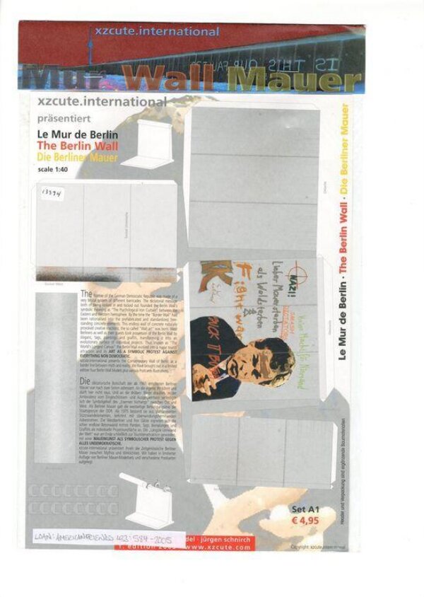 The Berlin Wall Set A1 | V&A Explore The Collections