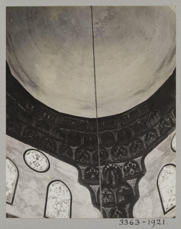 Pendentive of dome at the Mosque of Mamluk Amir Altinbugha al-Maridani ...