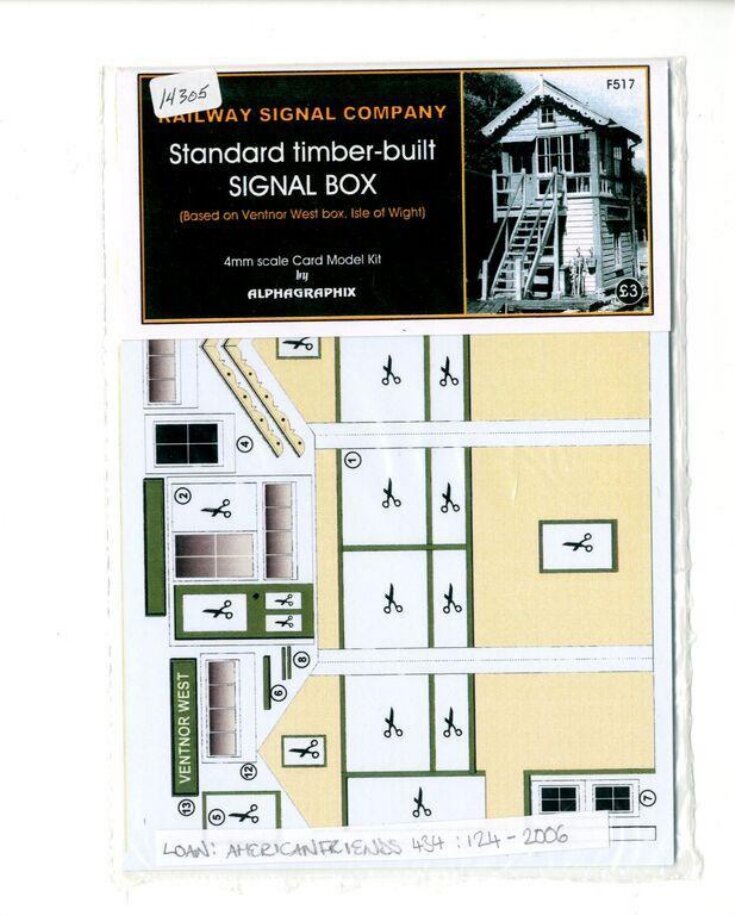 Railway Signal Company Standard Timber-built Signal Box | V&A Explore ...