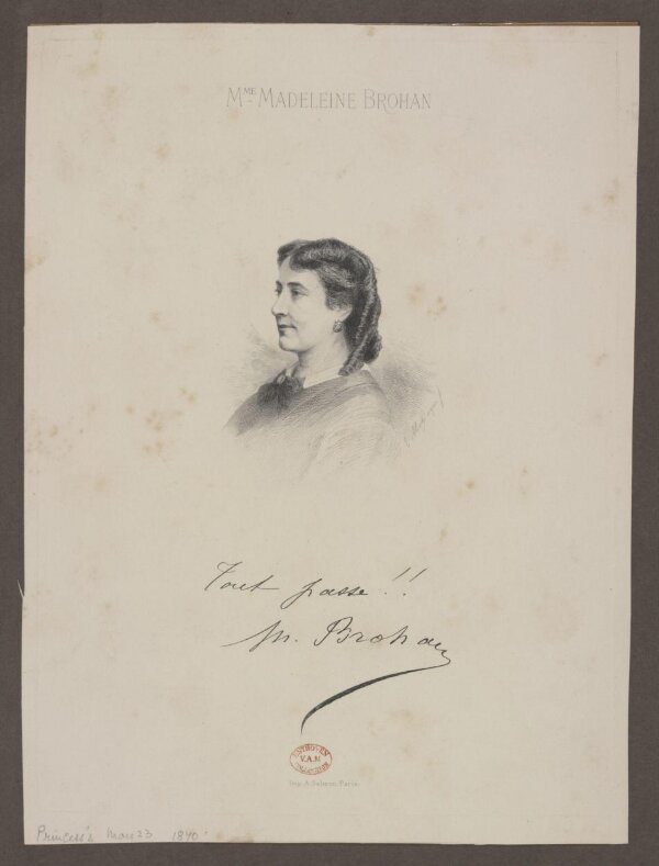 Mme Madeleine Brohan | V&A Explore The Collections