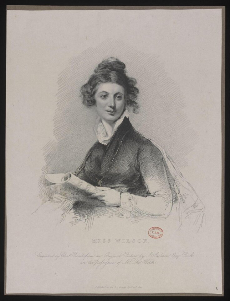 Miss Wilson | Picart | Jackson, J | V&A Explore The Collections