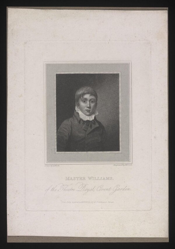 Master Williams of the Theatre Royal Covent Garden | Cook, Henry ...
