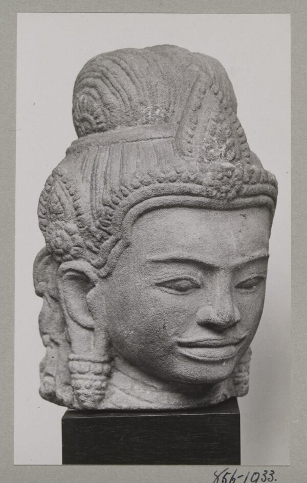 Sculpture, head of Asura, Ankor region, 12th - 13th century, H.G ...