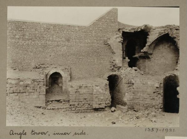 Inner side of angle tower in Burj al-Zafar, Cairo | K.A.C. Creswell | V ...