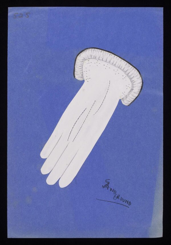 Design for a pair of leather gloves by Ruby Estelle Sandground ...