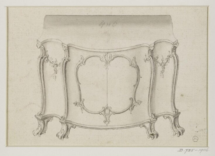 Design for a commode attributed to Thomas Chippendale | Thomas ...
