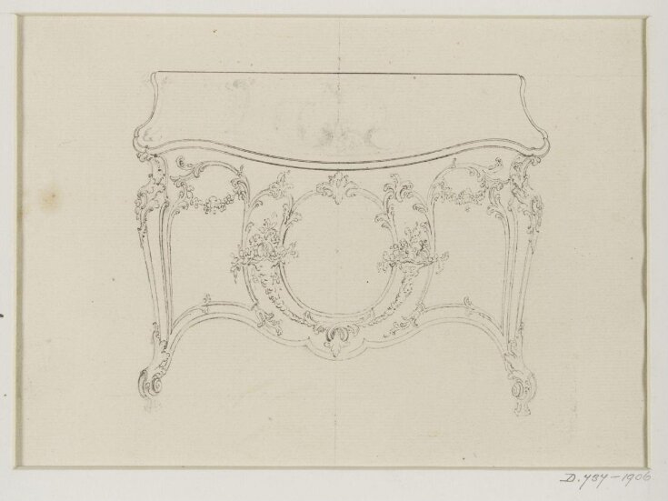 Design for a commode | Thomas Chippendale Senior | V&A Explore The ...