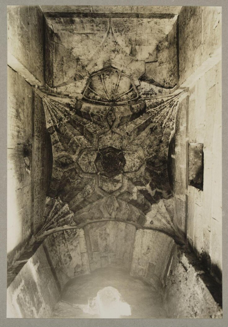 Vaulting of vestibule of the ribat of Khawand Zaynab wife of Mamluk ...