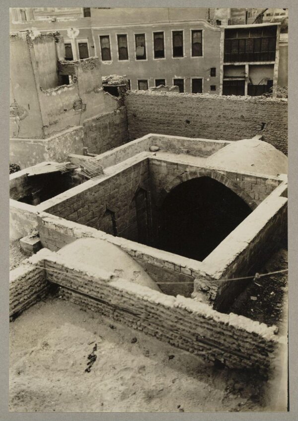 View from top of the courtyard of the ribat of Khawand Zaynab wife of ...
