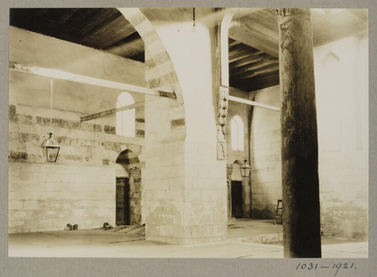 The interior of the mosque of Mamluk Amir Timraz al-Ahmadi, Cairo | K.A ...