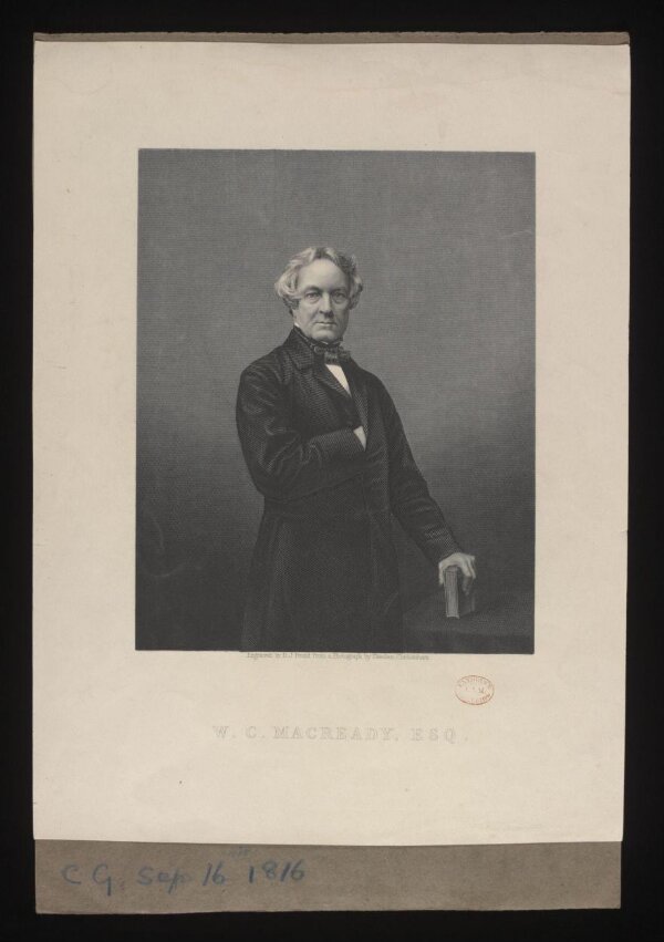 William Charles Macready | Skeolan, Peter Paul | Holloway, M.M | Pound ...