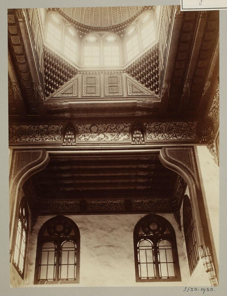 Lantern and ceiling of the khanqah of Mamluk Sultan Qansuh al-Ghawri at ...