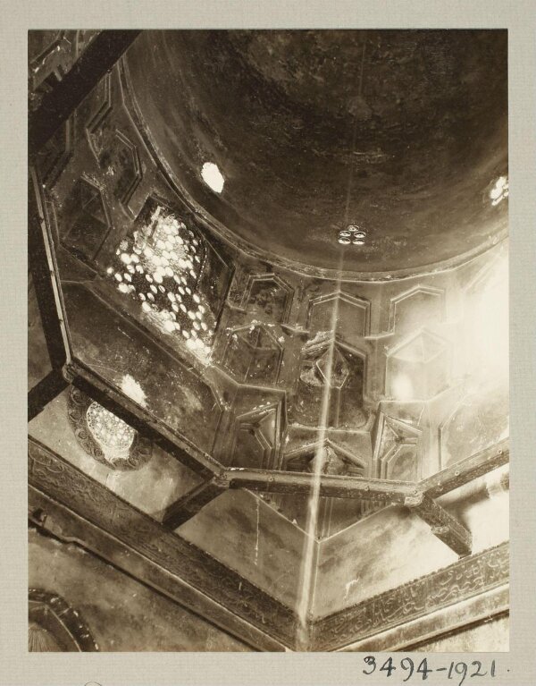 Pendentive of dome in the mausoleum and mosque of Mamluk Princess Tatar ...