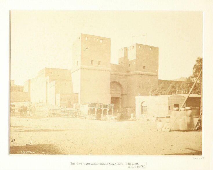 The City Gate "Bab-el-Nasr", Cairo | Pascal Sebah | V&A Explore The ...