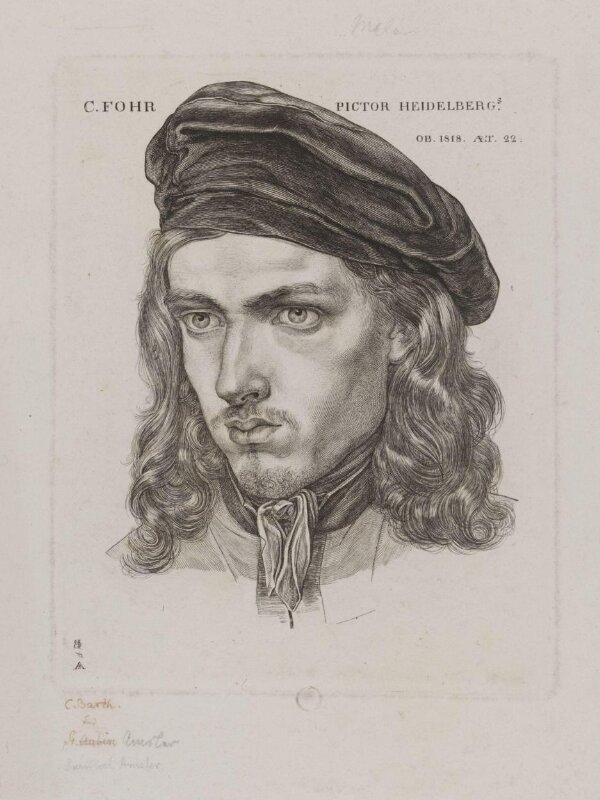 Portrait of Karl Phillip Fohr | Barth, Carl | Samuel Amsler | V&A ...