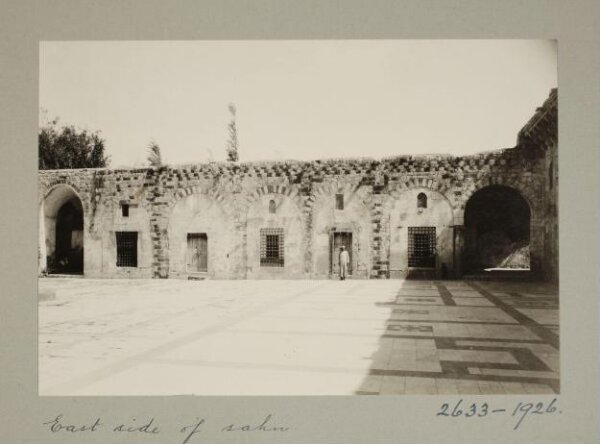 The courtyard of the Great Mosque of Hama | K.A.C. Creswell | V&A ...