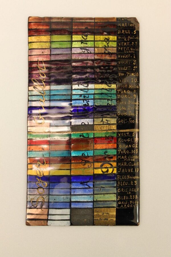 Chart (Of Enamel Sample Colours) | V&A Explore The Collections