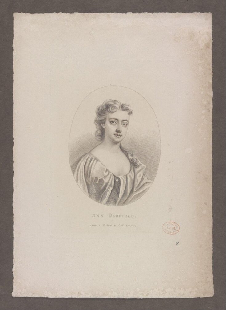 Anne Oldfield | Richardson, Jonathan the elder | Unknown | V&A Explore ...