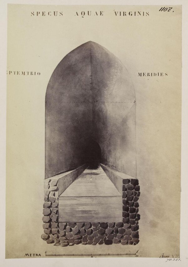 Aqueducts - Specus of the Aqua Virgo in Regio VII. | Parker, John Henry ...