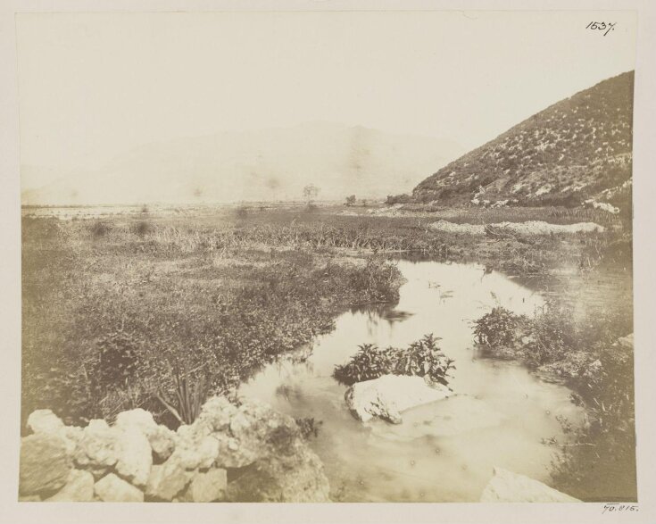 Aqueducts - Below Subiaco, Lake called Aqua Serena, one of the Sources ...