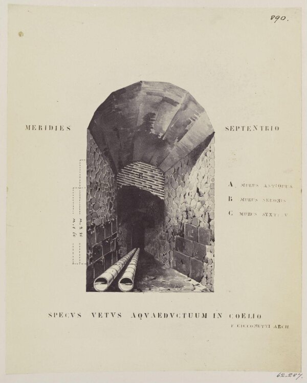 Aqueducts - Old Specus for the Aqueducts in the Coelian. | Parker, John ...