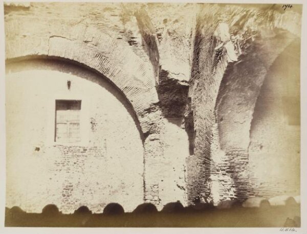 Palace of the Lateran - View of a portion of a Hall inside the Walls, c ...