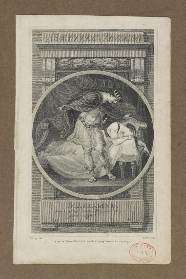 Mariamne | Burney, E. | Fitler | V&A Explore The Collections