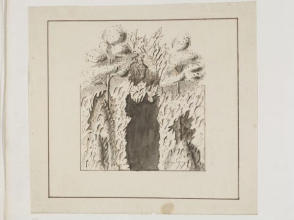 Drawing of a grotto for an unidentified project | Sir John Vanbrugh | V ...