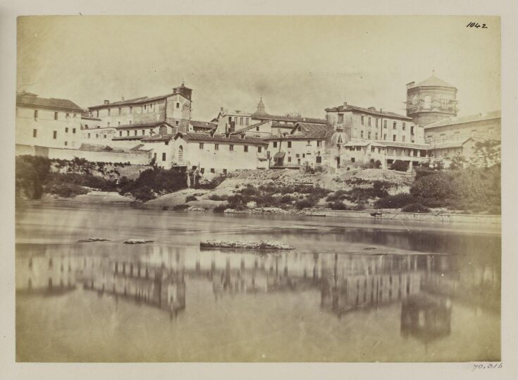 Tiber - Remains of the Pons Triumphalis (?). | Parker, John Henry | V&A ...