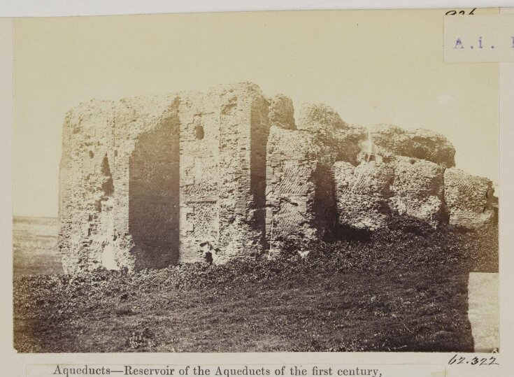 Construction - Reservoir of the Aqueducts of the first century, in the ...