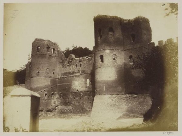 Gates of Rome - Porta Asinaria, exterior, A.D. 180 (?), or Aurelian ...