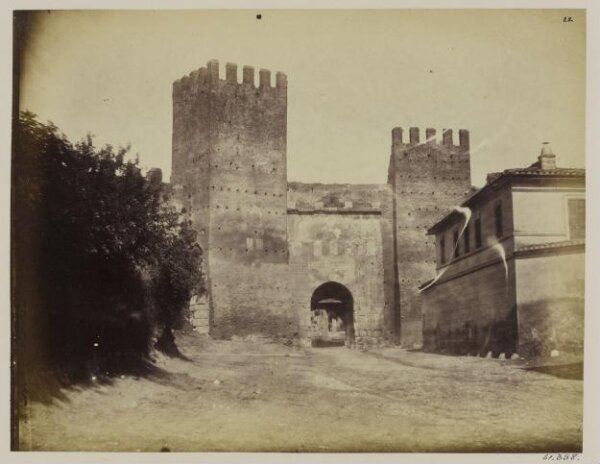 Gates of Rome - Porta Tiburtina (or S. Lorenzo), exterior, Front View ...