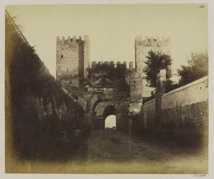 Gates of Rome - Porta Appia, now di S. Sebastiano, interior, with Arch ...