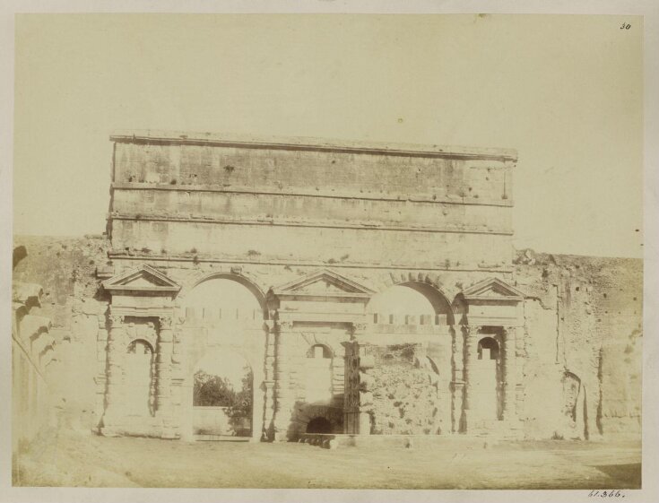 Aqueducts and Gates. Porta Maggiore, with the Aqueducts VIII. Claudia ...