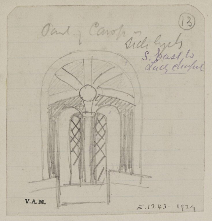 Record Drawing | Knowles, J. W. | V&A Explore The Collections