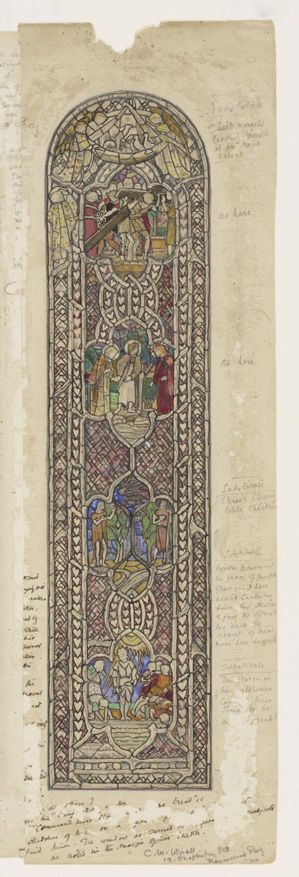 Stained Glass Design | Christopher Whitworth Whall | V&A Explore The ...