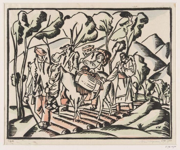 Tatra peasants en route | Wasowicz, Waclaw | V&A Explore The Collections