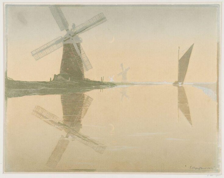 Evening on the Bure | Verpilleux, Emile | V&A Explore The Collections