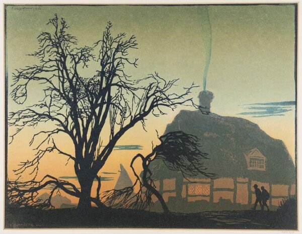 Winter Sunset | Verpilleux, Émile Antoine | V&A Explore The Collections