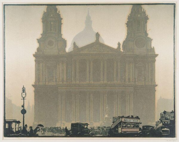 St. Paul's: rainy day | Verpilleux, Émile Antoine | V&A Explore The ...