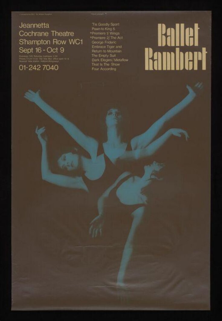 Ballet Rambert | Crickmay, Anthony | V&A Explore The Collections